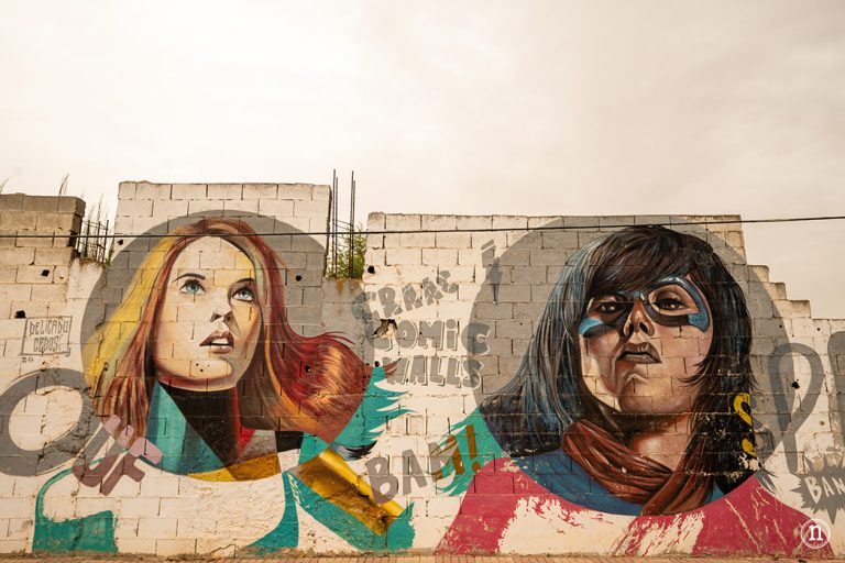 El Provencio: Ruta del Arte Urbano, cómic y murales : Nómadas ocasionales
