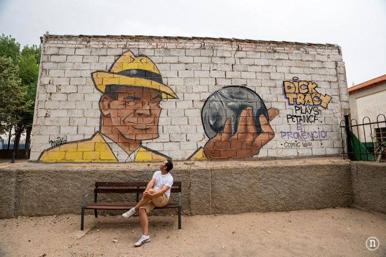 El Provencio: Ruta del Arte Urbano, cómic y murales : Nómadas ocasionales