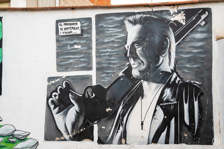 El Provencio: Ruta del Arte Urbano, cómic y murales : Nómadas ocasionales