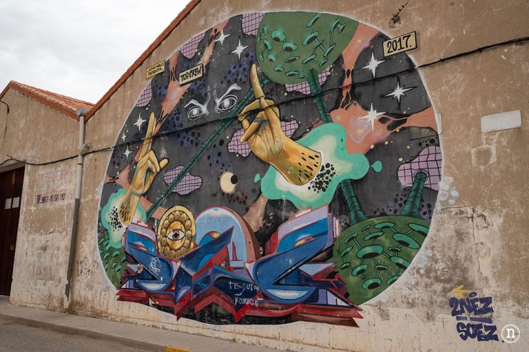 El Provencio: Ruta del Arte Urbano, cómic y murales : Nómadas ocasionales