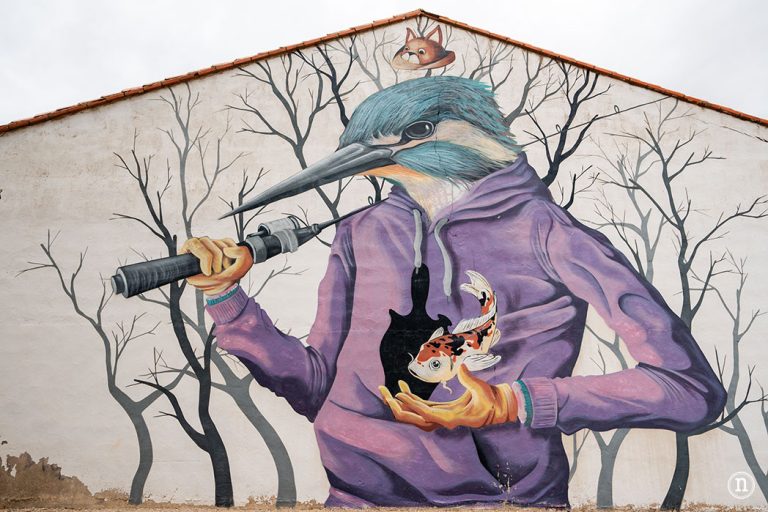 El Provencio: Ruta del Arte Urbano, cómic y murales : Nómadas ocasionales